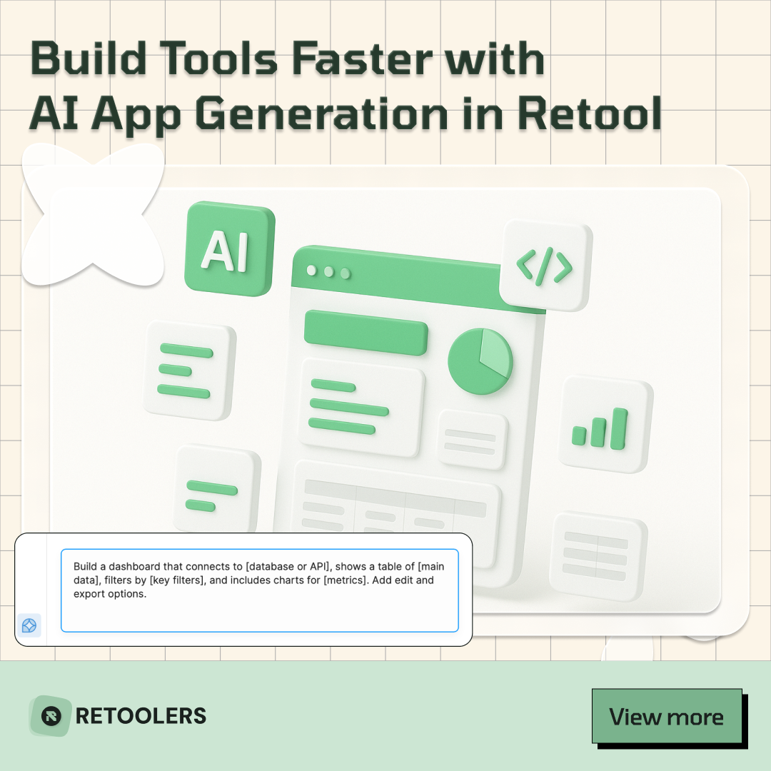 Build Apps Faster with AI in Retool